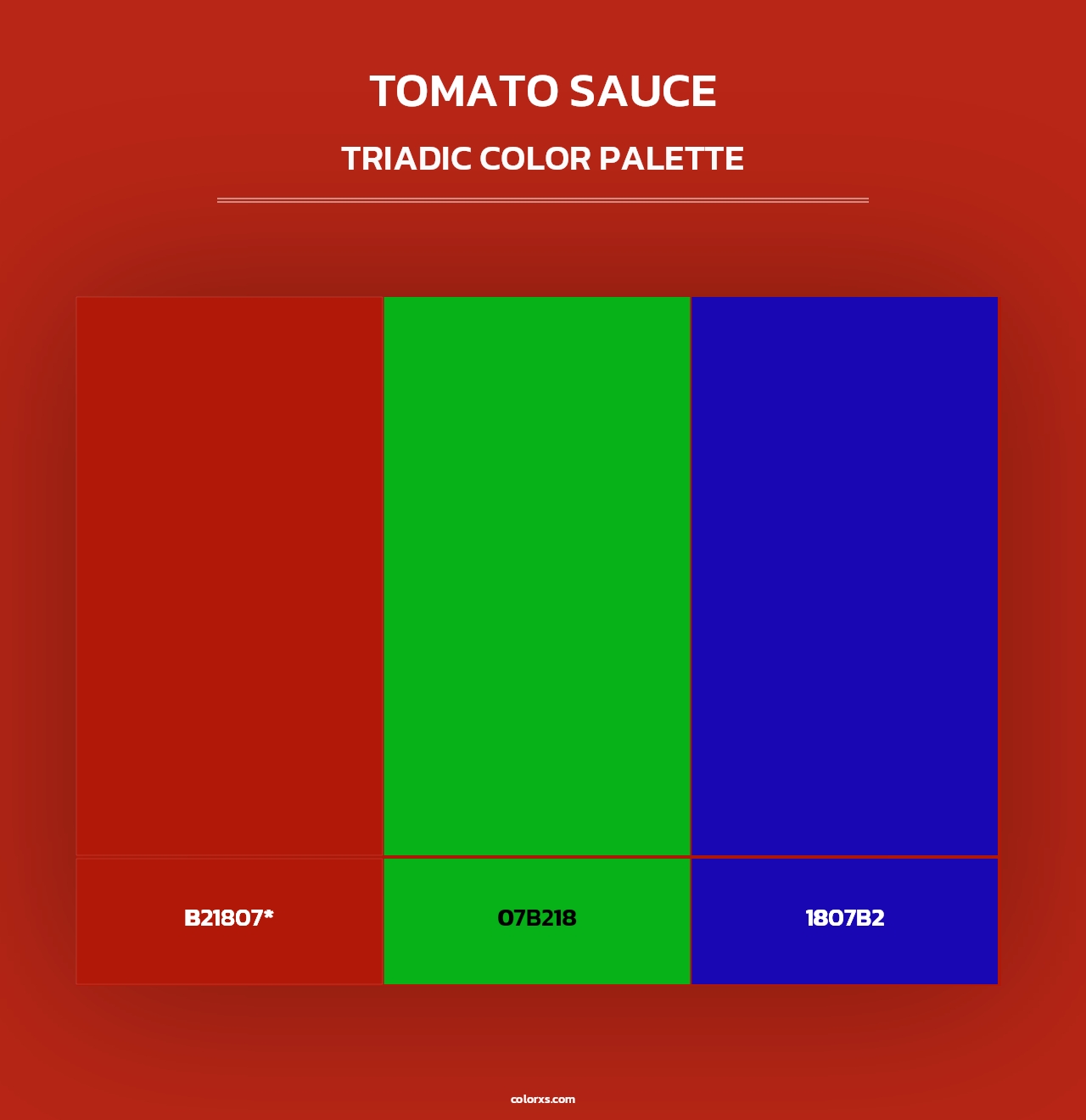 Tomato Sauce color palettes - colorxs.com