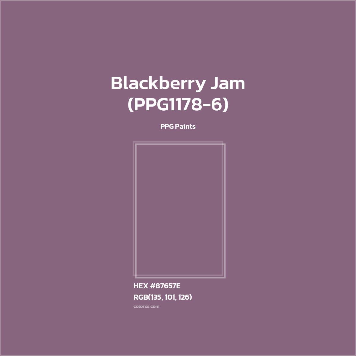 PPG Paints Blackberry Jam PPG1178 6 Paint Color Codes Similar Paints PPG Paints Blackberry Jam PPG1178 6 Paint Color Codes Similar Paints