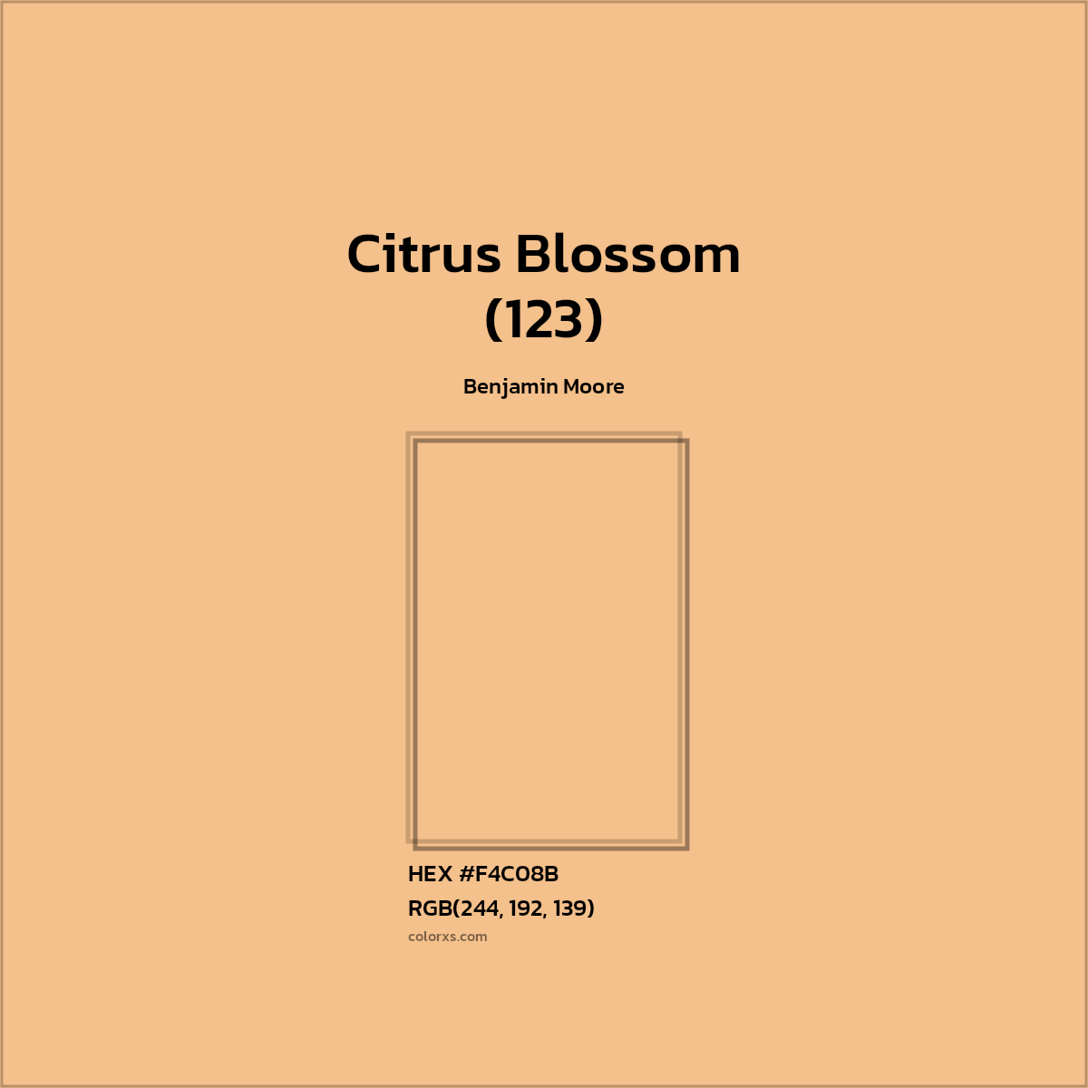 Benjamin Moore Citrus Blossom (123) Paint color codes, similar paints ...