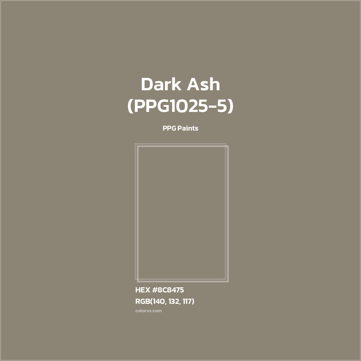 PPG Paints Dark Ash PPG1025 5 Paint Color Codes Similar Paints And