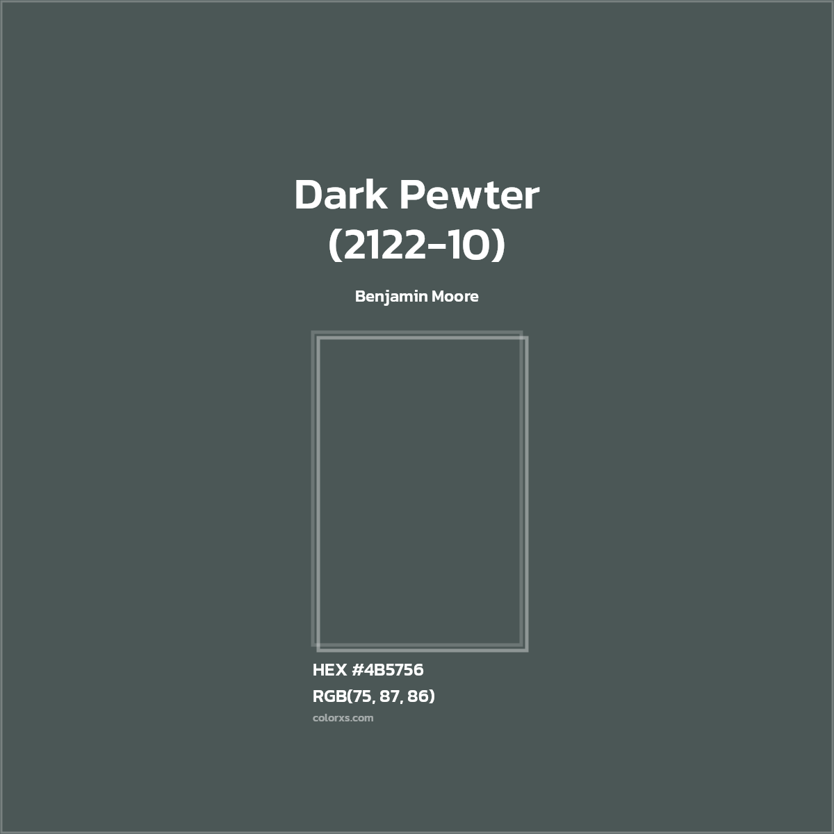 Benjamin Moore Dark Pewter 2122 10 Paint Color Codes Similar Paints Benjamin Moore Dark Pewter 2122 10 Paint Color Codes Similar Paints