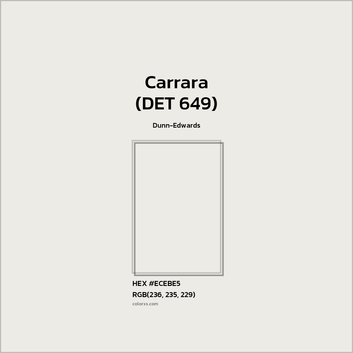 Dunn-Edwards Carrara (DET 649) Paint color codes, similar paints and ...