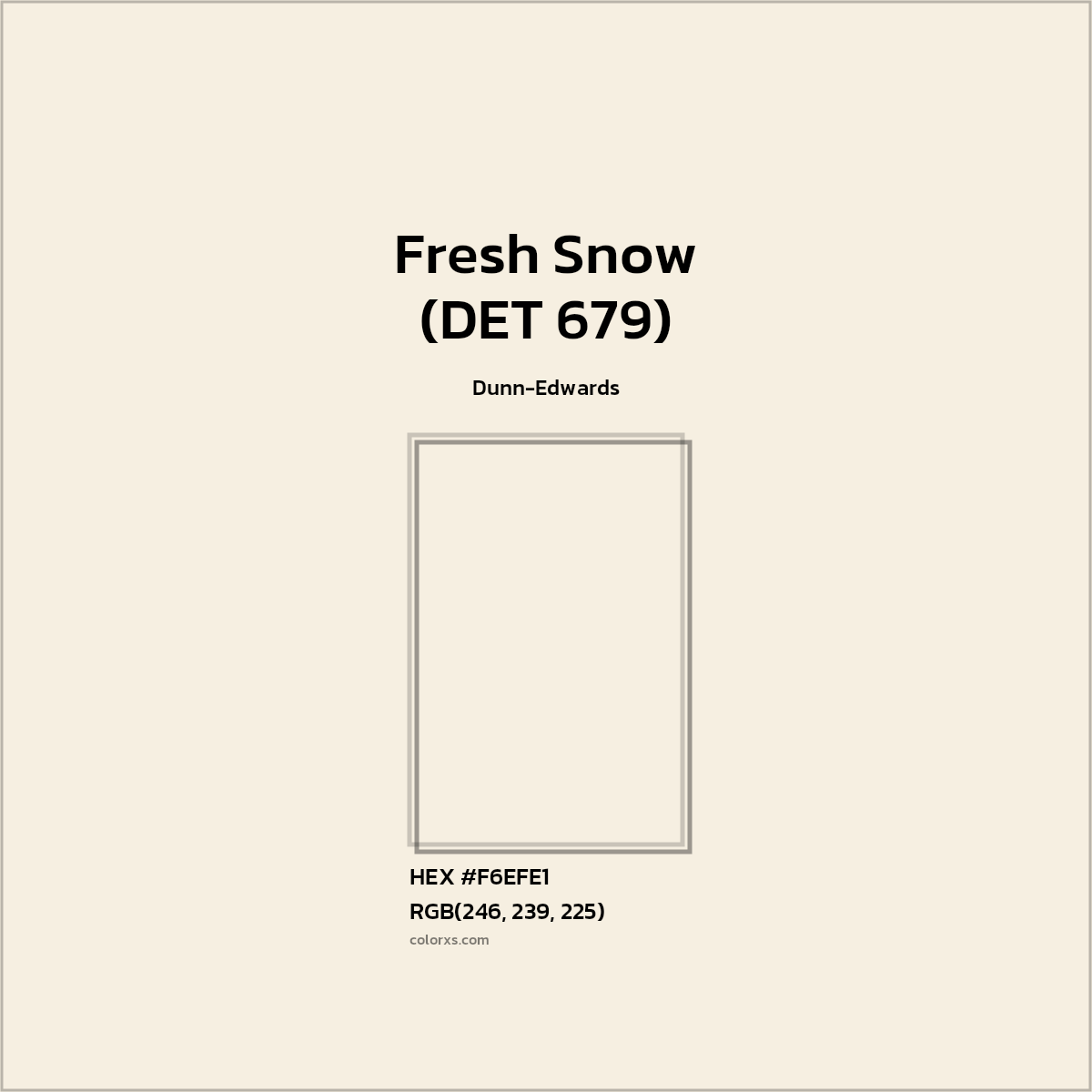 Dunn-Edwards Fresh Snow (DET 679) Paint color codes, similar paints and ...