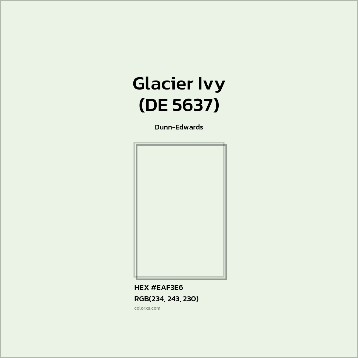 Dunn-Edwards Glacier Ivy (DE 5637) Paint color codes, similar paints ...