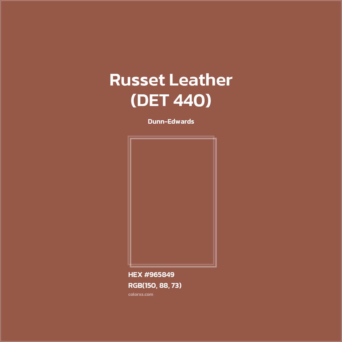 Dunn-Edwards Russet Leather (DET 440) Paint color codes, similar paints ...