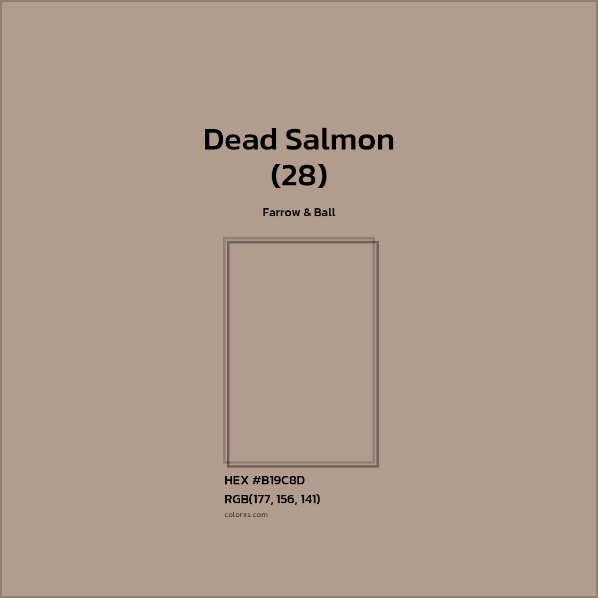 Farrow Ball Dead Salmon 28 Paint Color Codes Matching Paints And