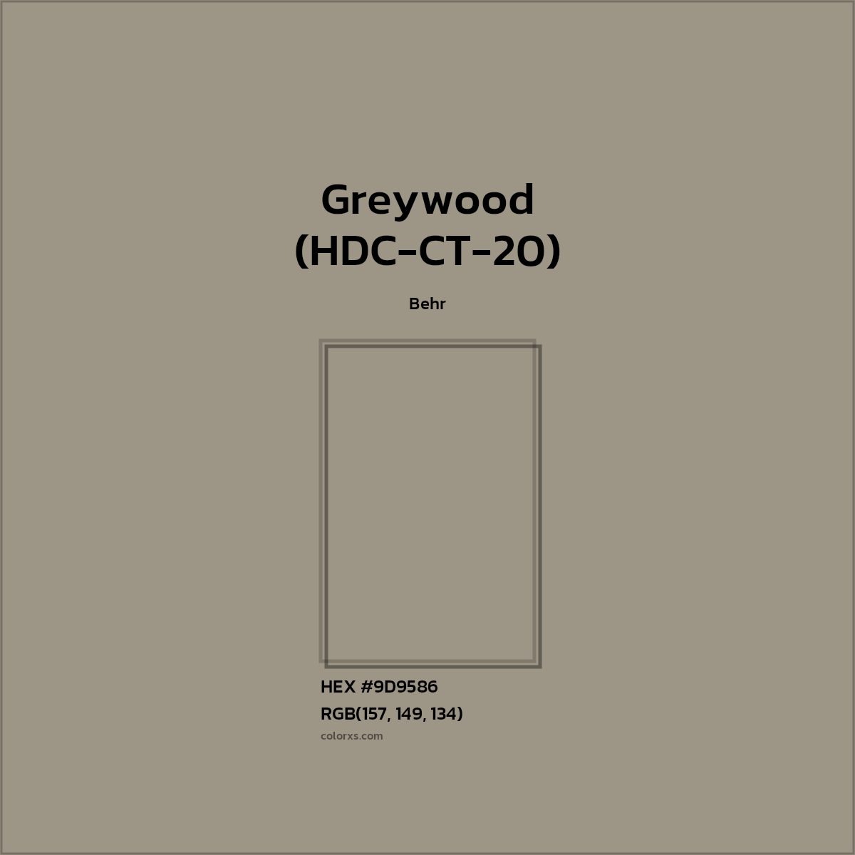Behr Greywood (HDC-CT-20) Paint - color codes, matching paints and colors - colorxs.com