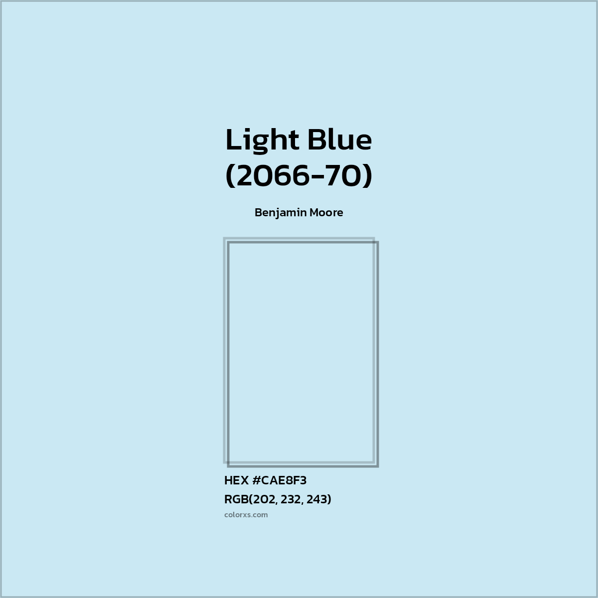 Benjamin Moore Light Blue 2066 70 Paint Color Codes Similar Paints