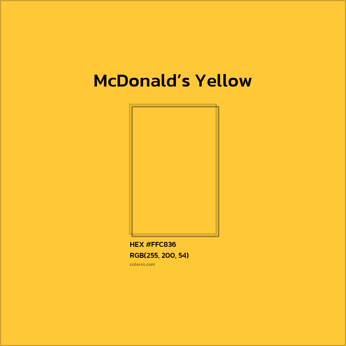 About McDonald s Yellow Color Color Codes Similar Colors And Paints About McDonald s Yellow Color Color Codes Similar Colors And Paints