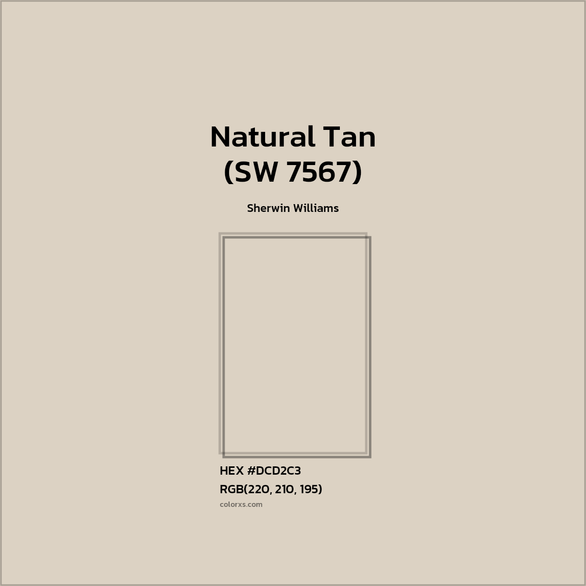 Sherwin Williams Natural Tan (SW 7567) Paint - color codes, matching ...
