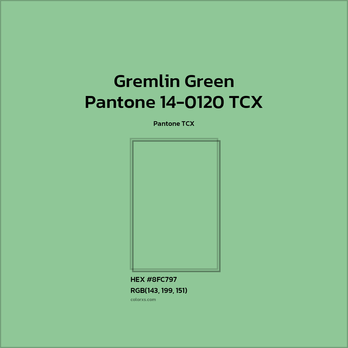 About Pantone 14-0120 TCX - Gremlin Green Color - Color codes, similar ...