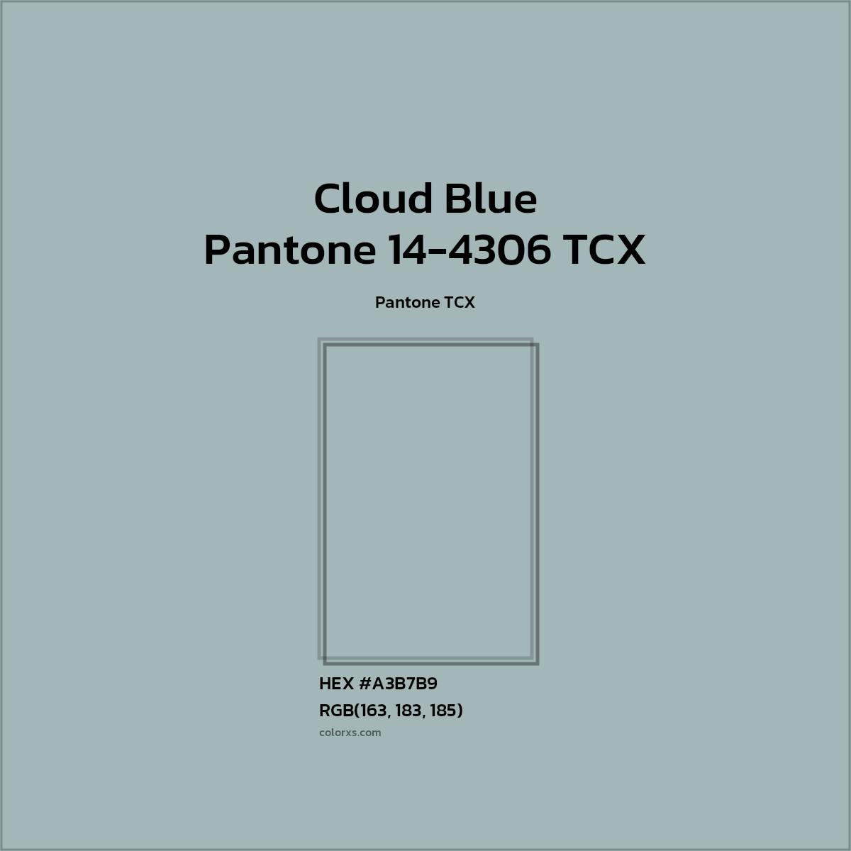 About Pantone 14 4306 TCX Cloud Blue Color Color Codes Matching