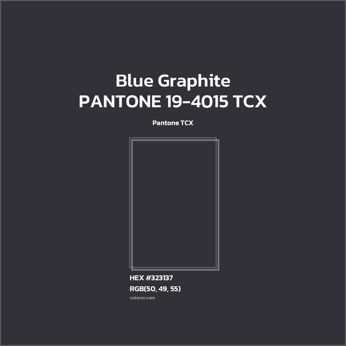 PANTONE 19 4015 TCX Blue Graphite Complementary Or Opposite Color PANTONE 19 4015 TCX Blue Graphite Complementary Or Opposite Color