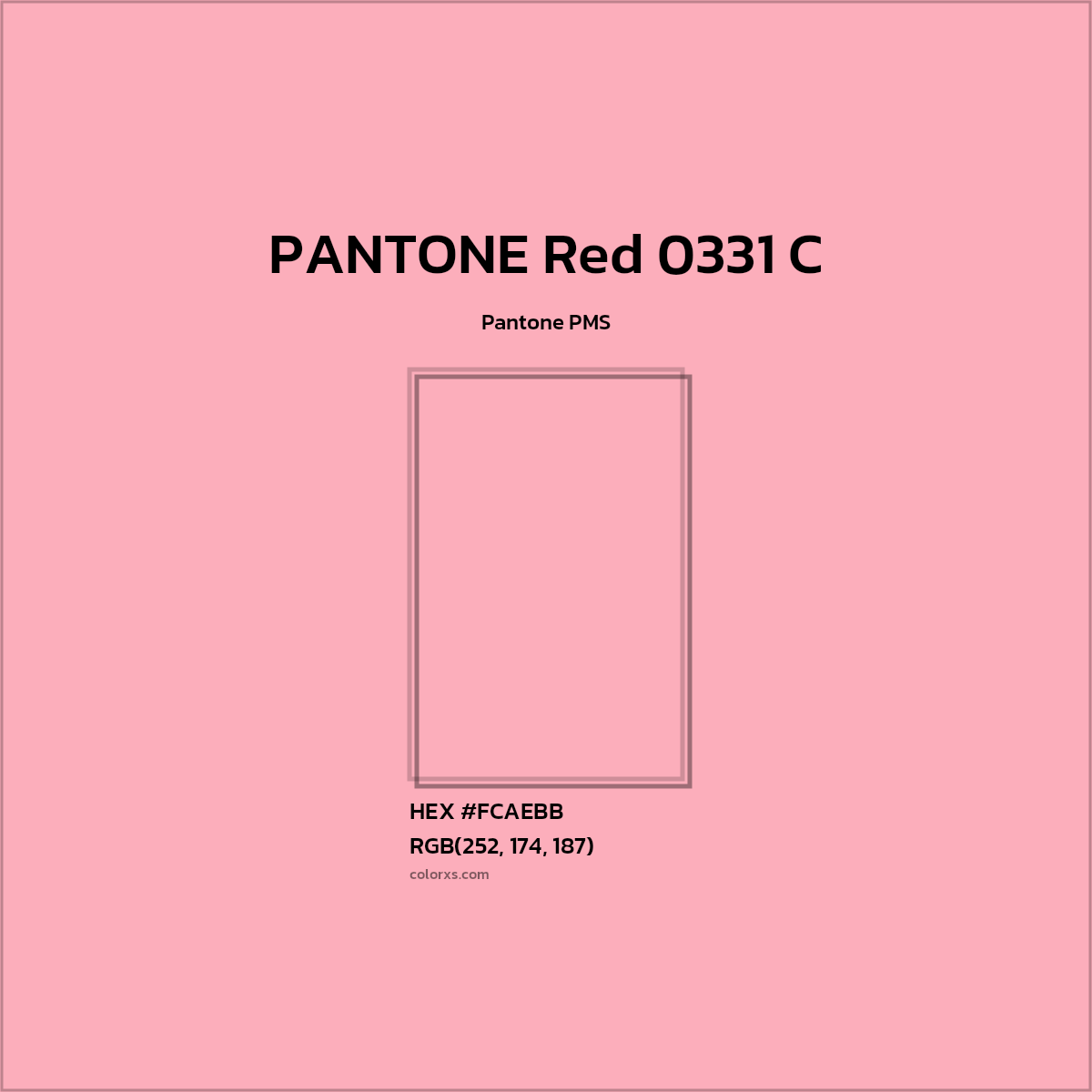 About PANTONE Red 0331 C Color Color Codes Similar Colors And Paints