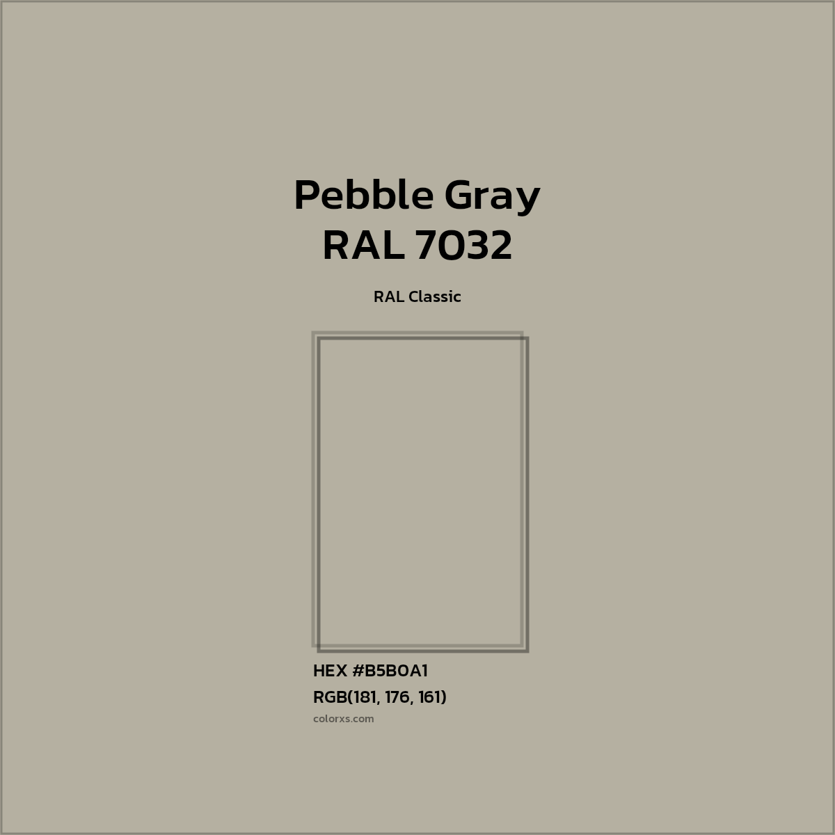 RAL 7032 Pebble Gray Color Code Hex RGB CMYK Paint Palette Image RAL 7032 Pebble Gray Color Code Hex RGB CMYK Paint Palette Image