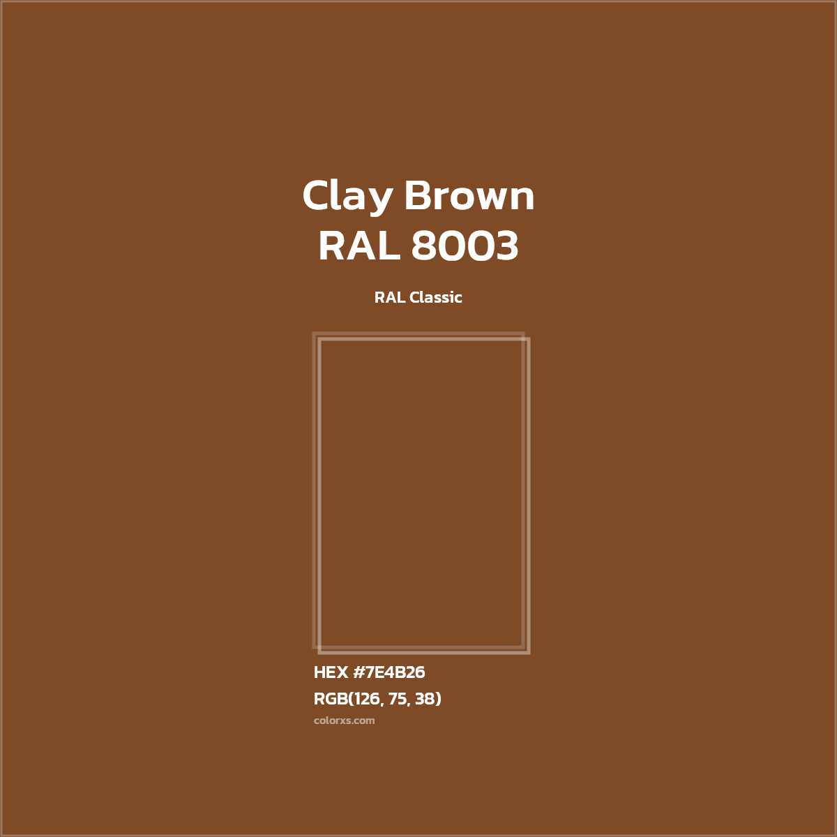 RAL 8003 Clay Brown Complementary Or Opposite Color Name And Code RAL 8003 Clay Brown Complementary Or Opposite Color Name And Code