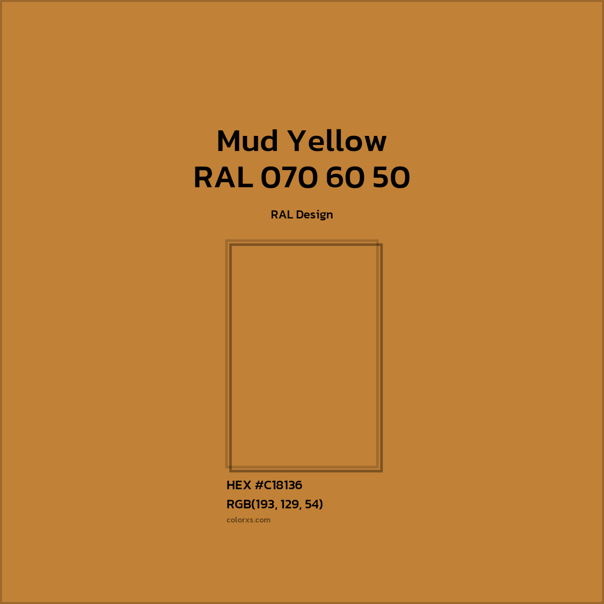 RAL 070 60 50 Mud Yellow Complementary Or Opposite Color Name And RAL 070 60 50 Mud Yellow Complementary Or Opposite Color Name And