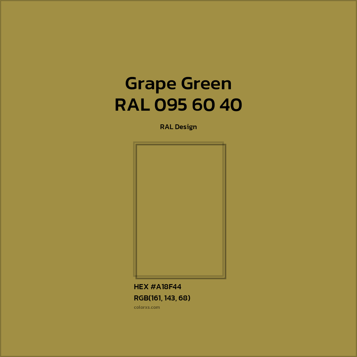 About RAL 095 60 40 - Grape Green Color - Color codes, similar colors ...
