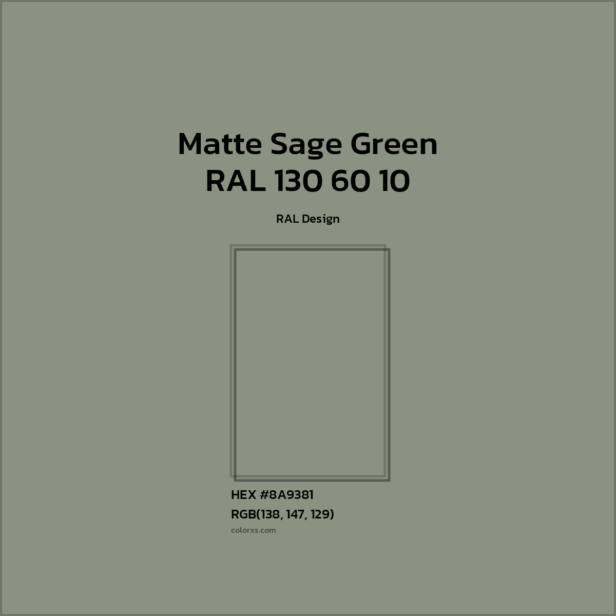 About RAL 130 60 10 Matte Sage Green Color Color Codes Similar About RAL 130 60 10 Matte Sage Green Color Color Codes Similar