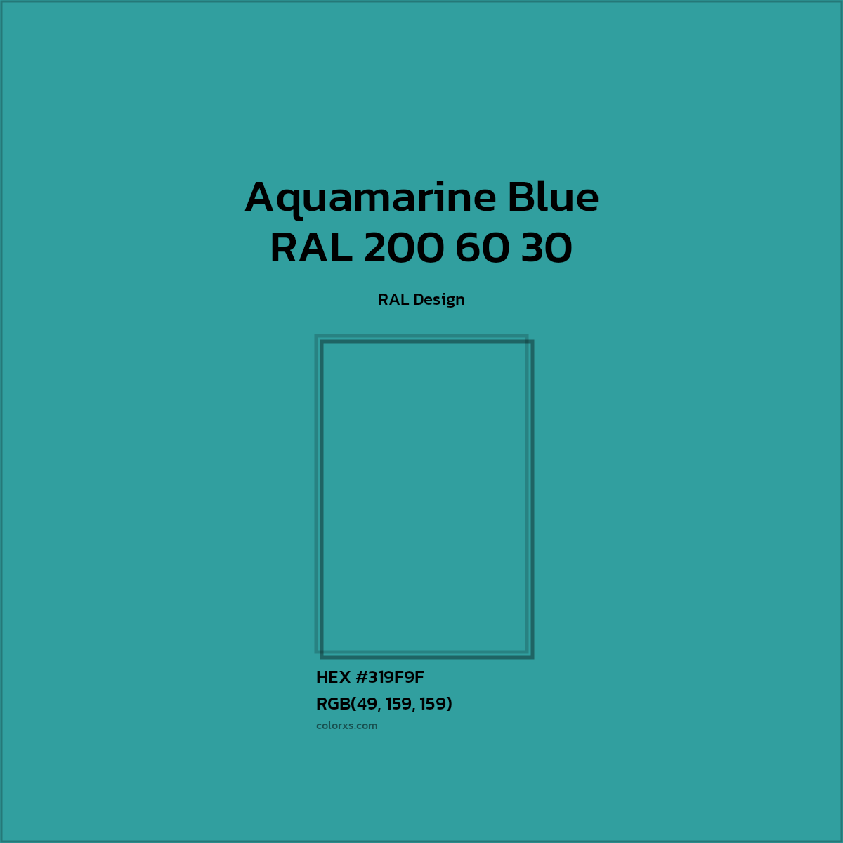 About RAL 200 60 30 Aquamarine Blue Color Color Codes Similar About RAL 200 60 30 Aquamarine Blue Color Color Codes Similar