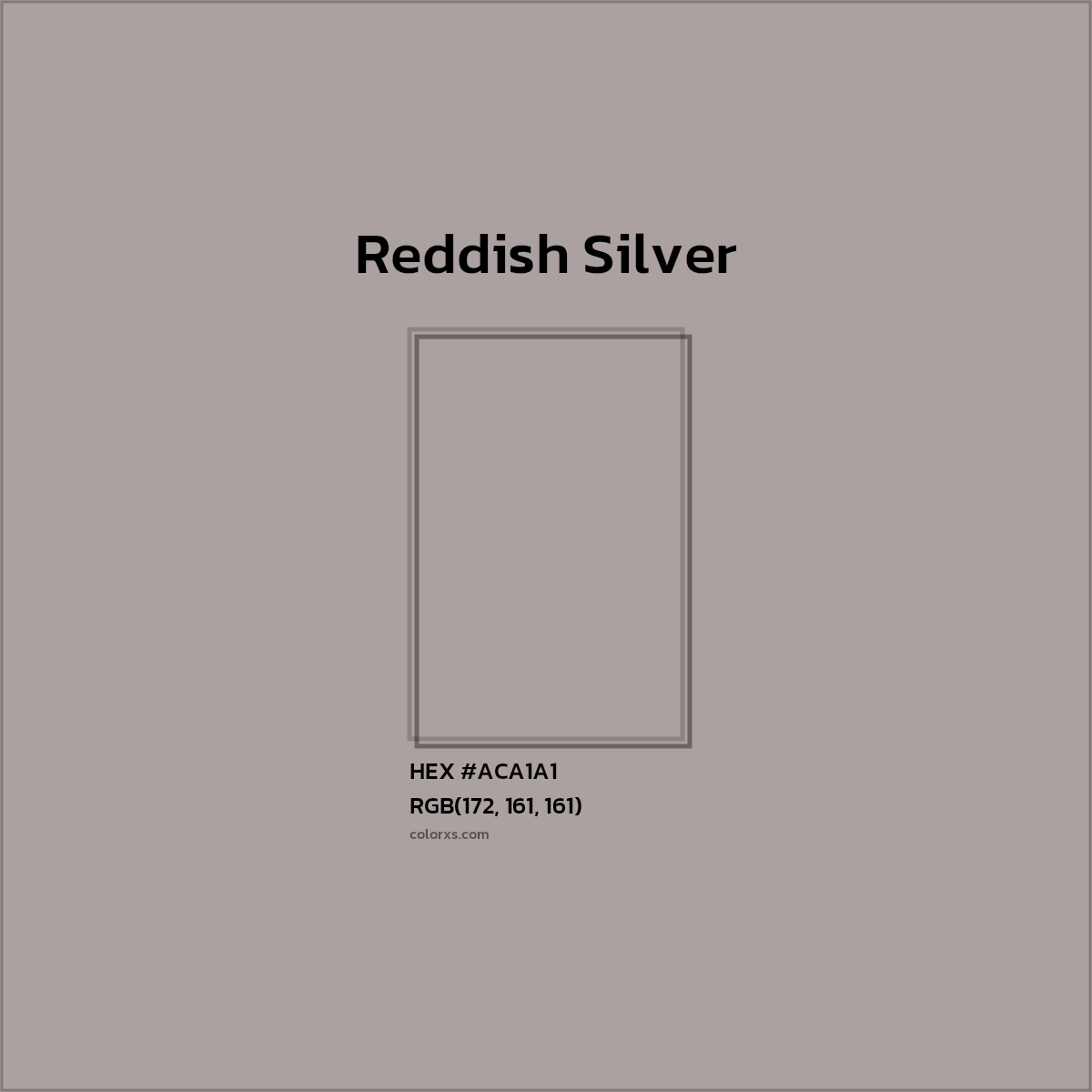 About Reddish Silver - Color codes | Matching colors and paints ...