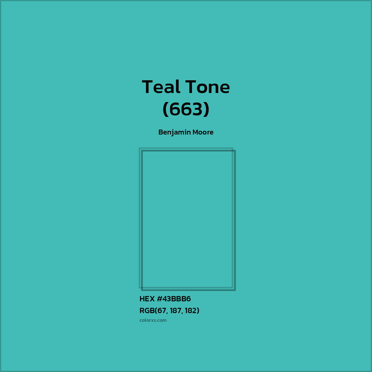 Benjamin Moore Teal Tone 663 Paint Color Codes Similar Paints And
