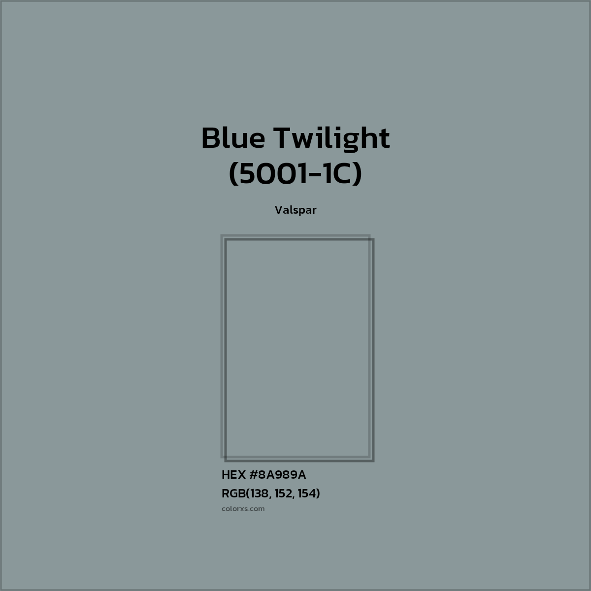 Valspar Blue Twilight (5001-1C) Paint color codes, similar paints and ...
