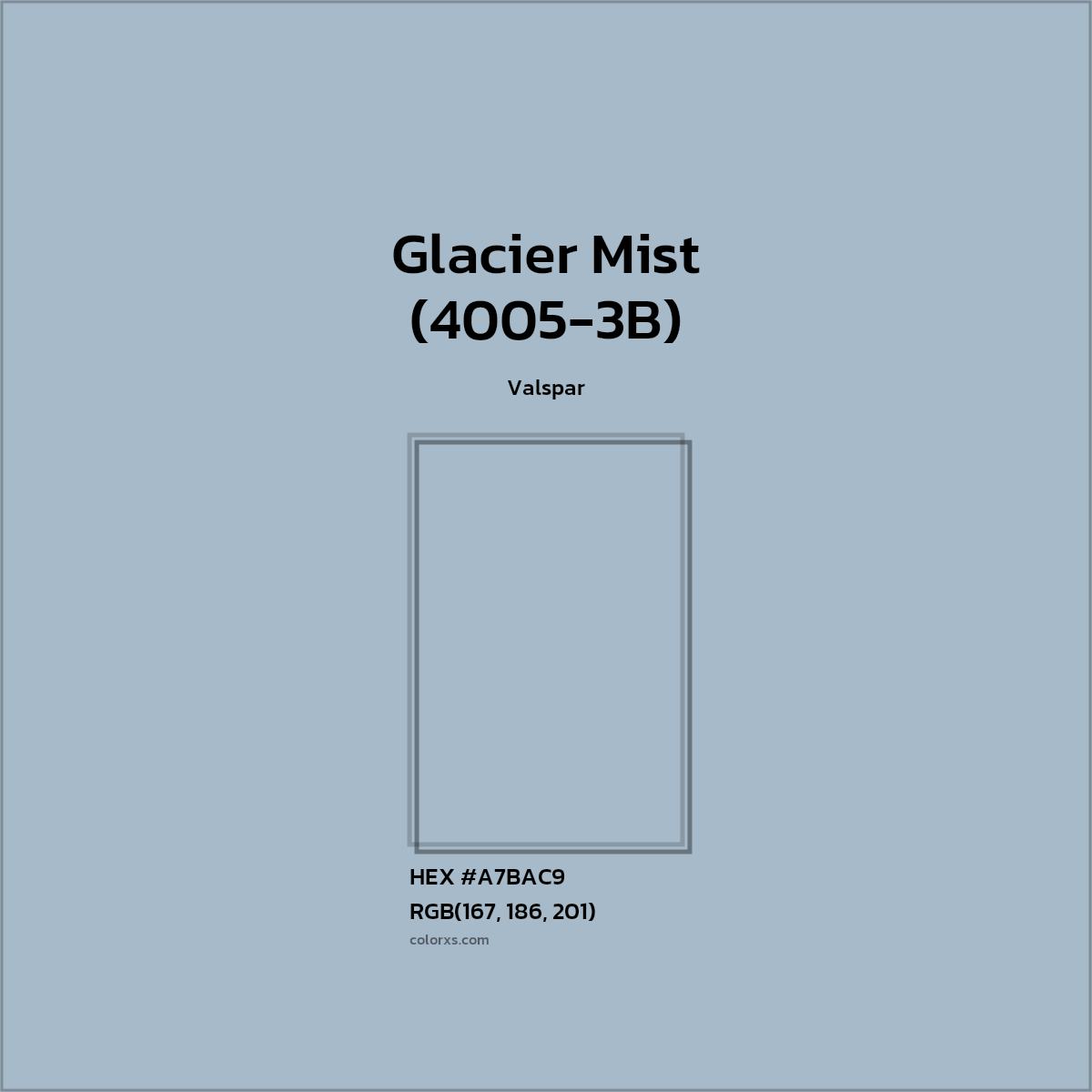 Valspar Glacier Mist (4005-3B) Paint color codes, similar paints and ...