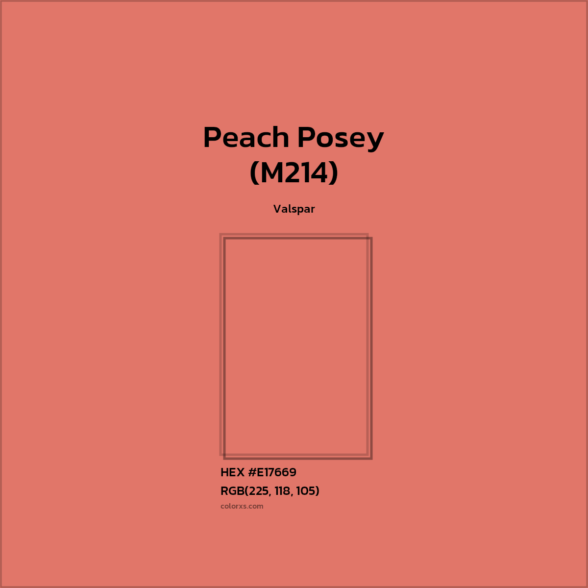 Valspar Peach Posey (M214) Paint color codes, similar paints and colors ...