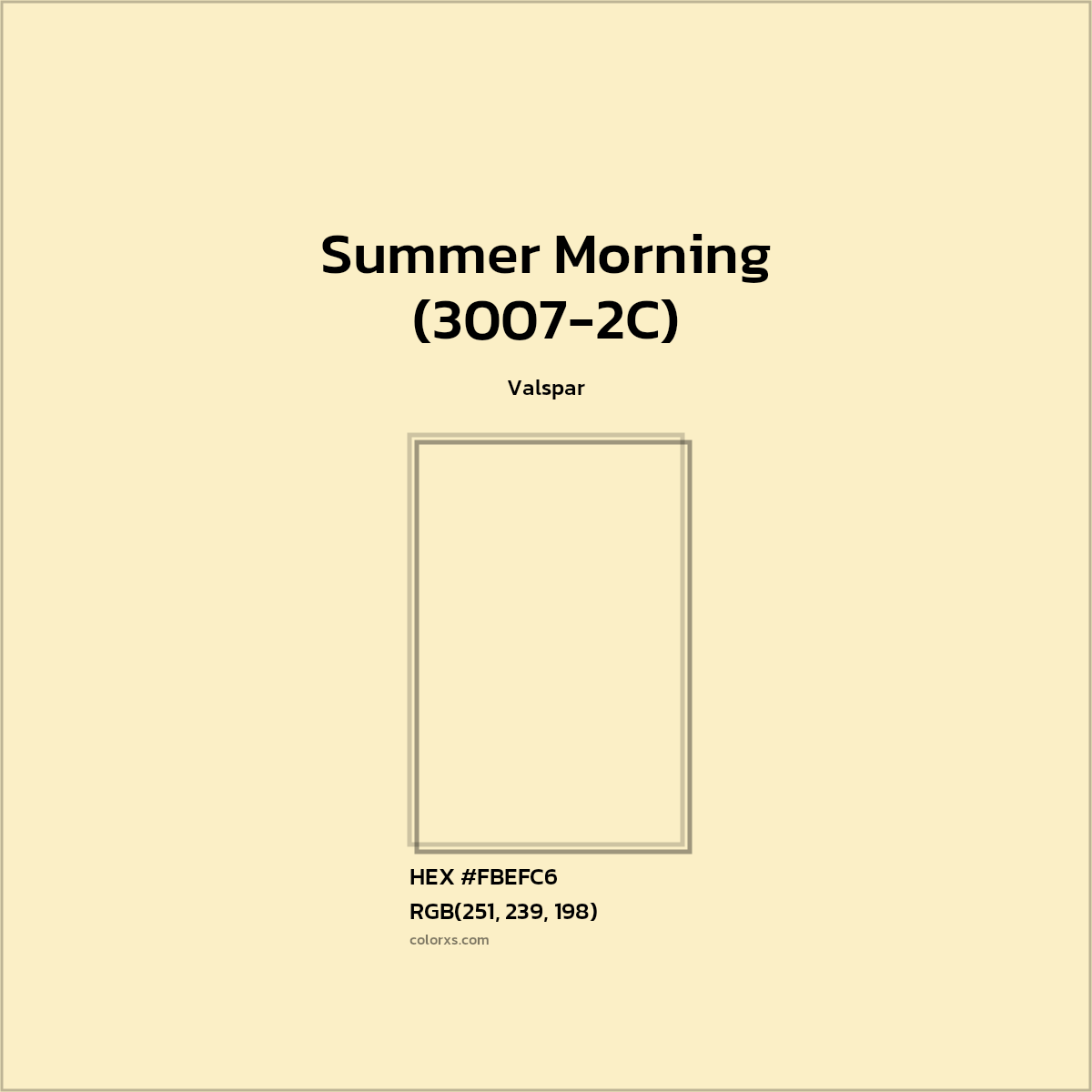 Valspar Summer Morning (3007-2C) Paint color codes, similar paints and ...