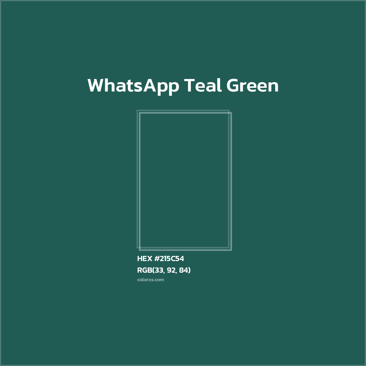 About WhatsApp Teal Green Color Color Codes Similar Colors And
