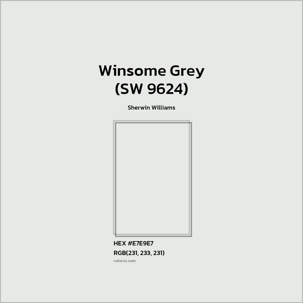 Sherwin Williams Winsome Grey (SW 9624) Paint - color codes, matching ...