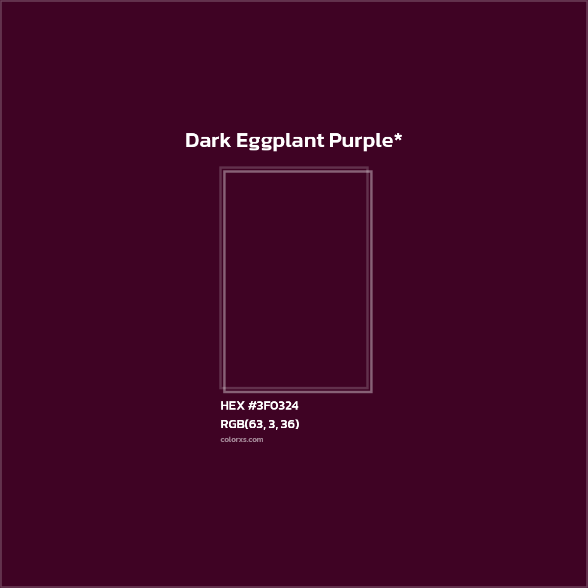 Dark Eggplant Color