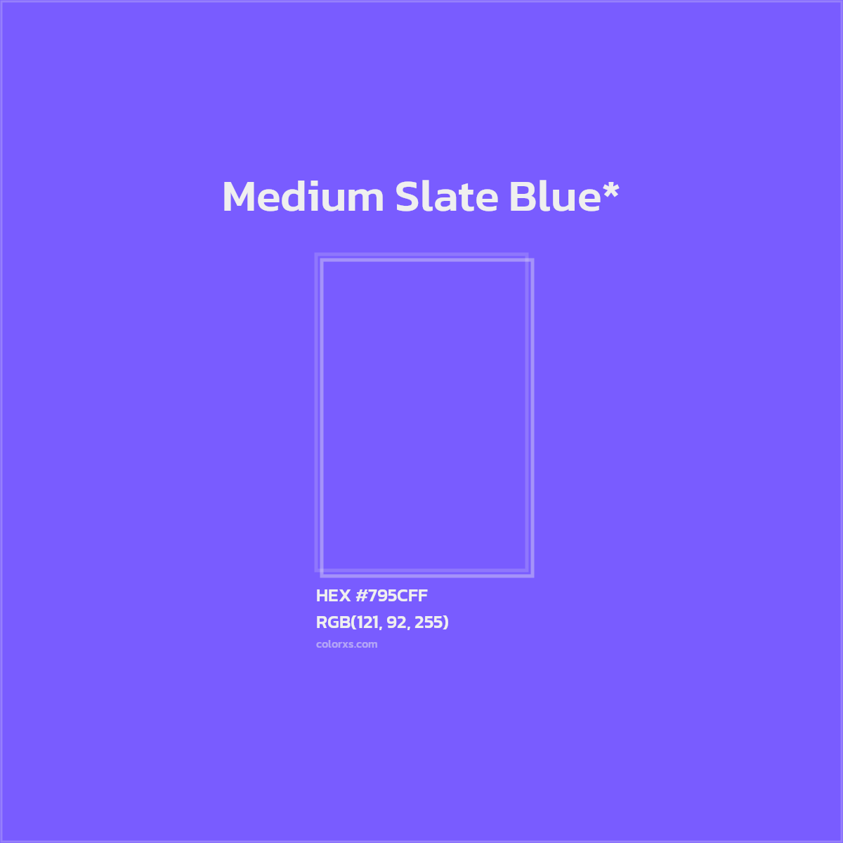 HEX #795CFF color name, color code and palettes - colorxs.com